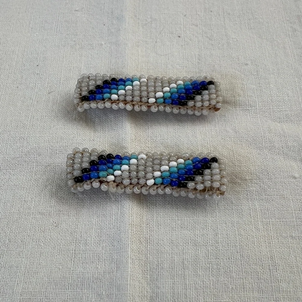 Native American | Accessories | Pair Of Small Native American Beaded ...